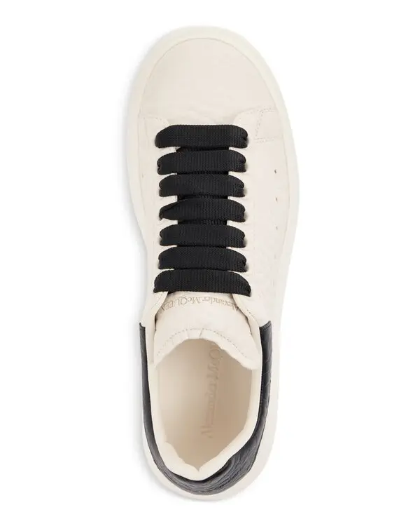 Alexander McQueen Oversized Sneakers - Ivory/blue