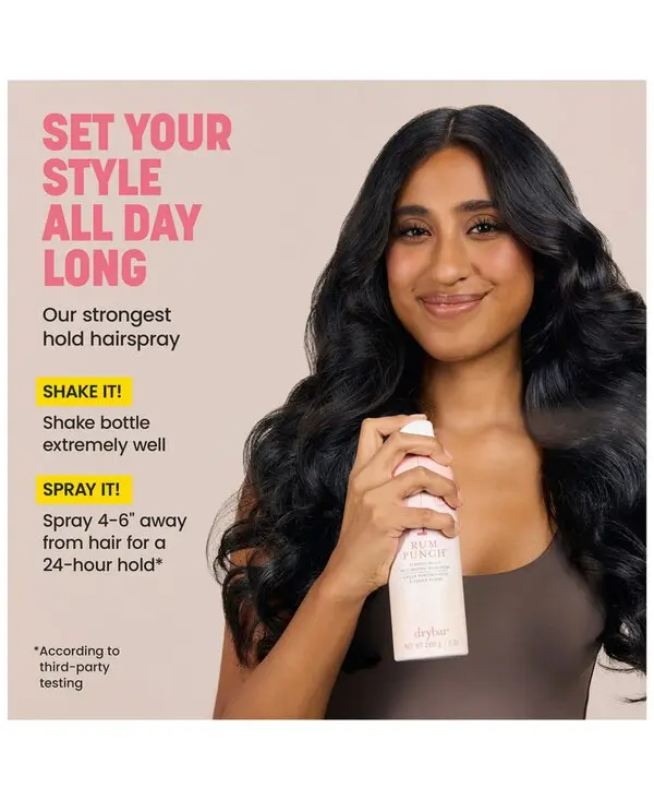 DRYBAR Rum Punch Strong Hold Volumizing Hairspray 9 Oz