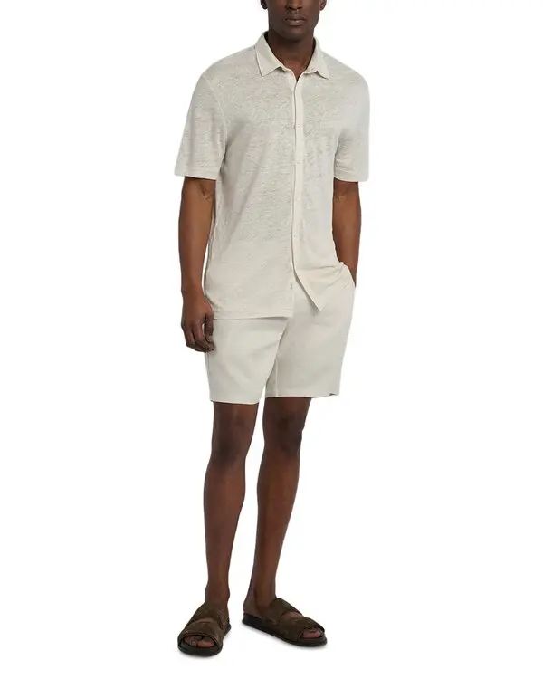 Onia Linen 7.5" Shorts - Stone