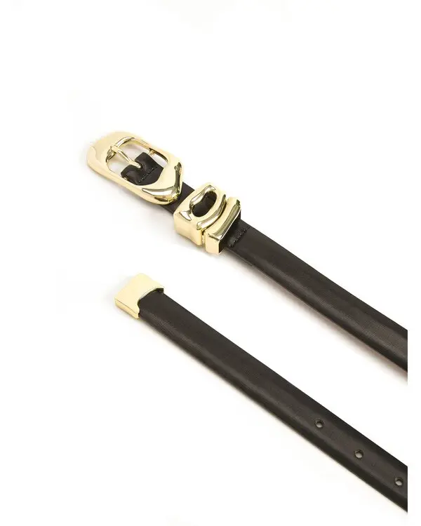 Ettika Molten Metal Leather Belt