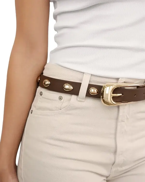 Ettika Studded Leather Belt