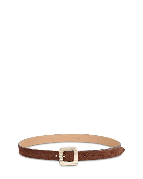 Ettika Suede Leather Belt - Warm Truff