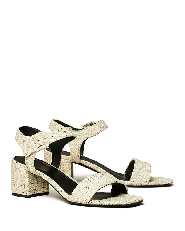 Tory Burch Double T City Sandals - Grain