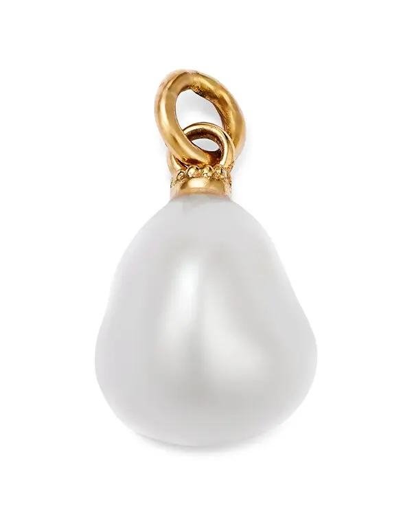 Bloomingdale'S 14k Yellow Gold Cultured Freshwater Pearl Pendant - White/gold