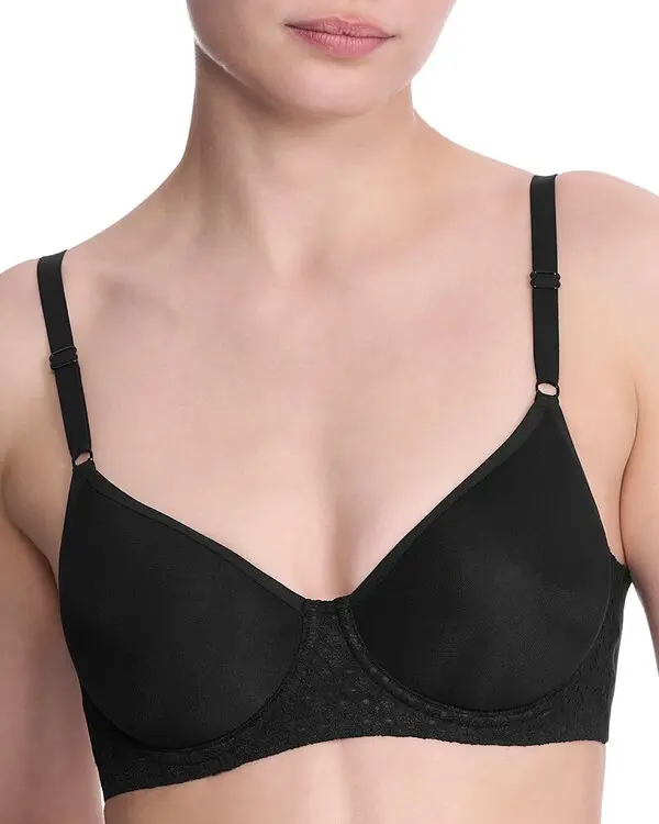 Natori Harmony Smooth Back Underwire Spacer T-shirt Bra - Black