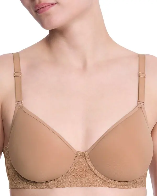 Natori Harmony Smooth Back Underwire Spacer T-shirt Bra - Buff