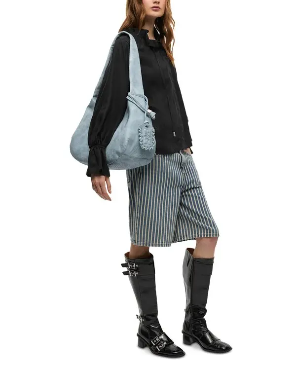 GANNI Hobo Bag - Celestial Blue