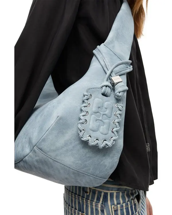 GANNI Hobo Bag - Celestial Blue