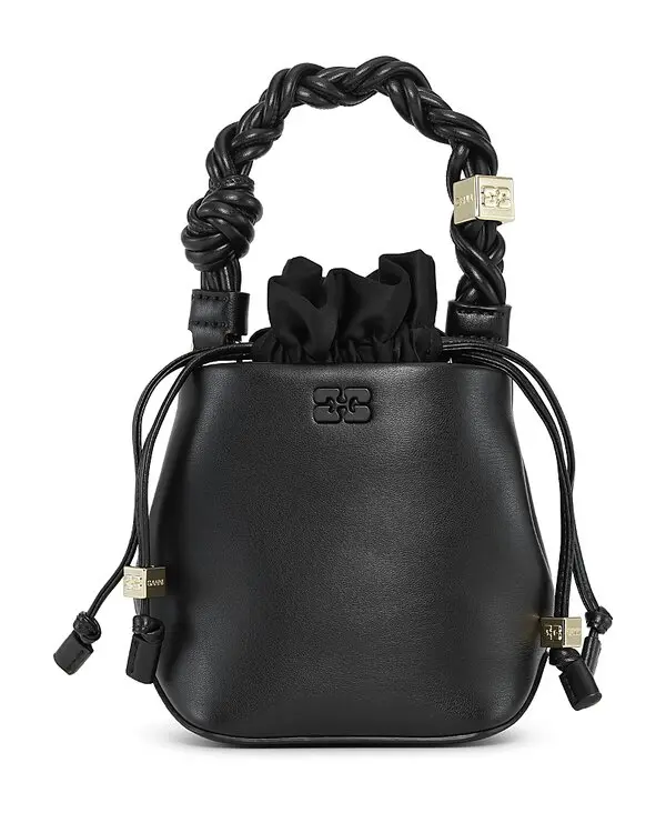 GANNI Small Bucket Bag - Black