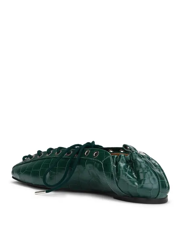 GANNI Lace Up Loafers