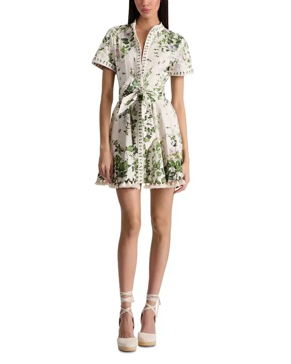 Alice + Olivia Lucy Mini Shirt Dress