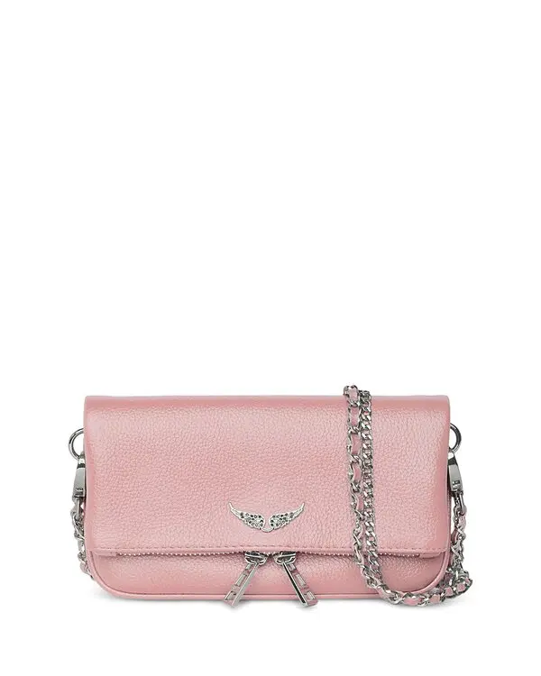 Zadig&Voltaire Rock Nano Grained Leather Crossbody Bag - Cosy
