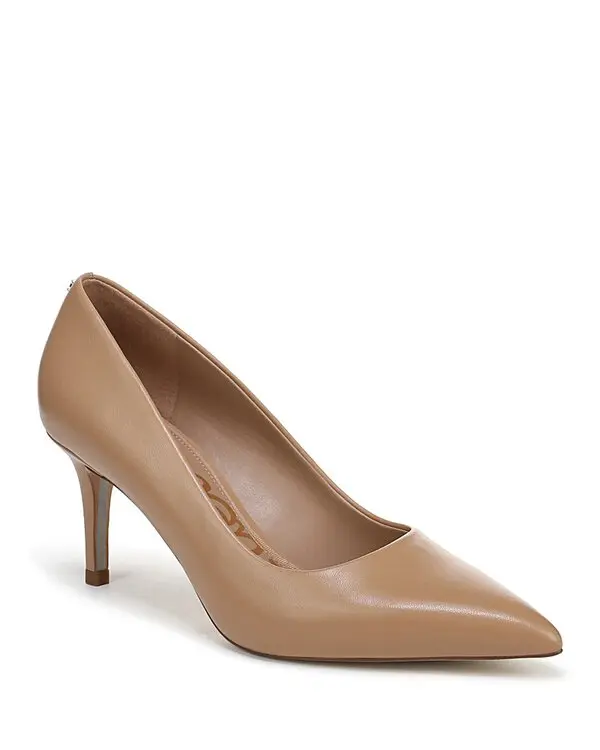 Sam Edelman Vienna Leather Pumps - Beige