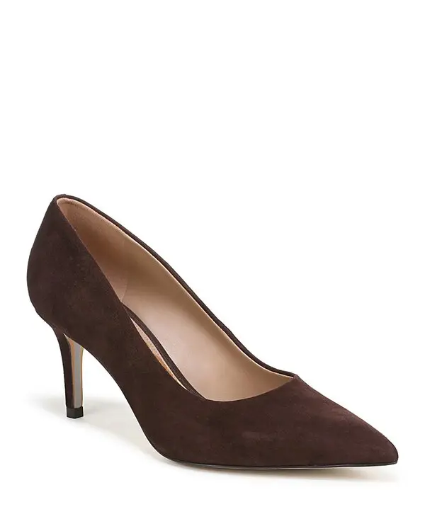 Sam Edelman Vienna Leather Pumps - Brown