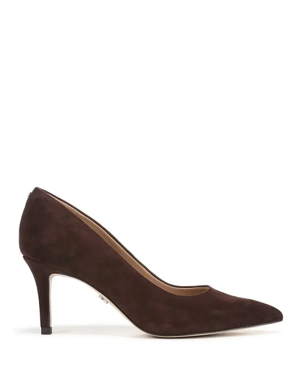 Sam Edelman Vienna Leather Pumps - Brown