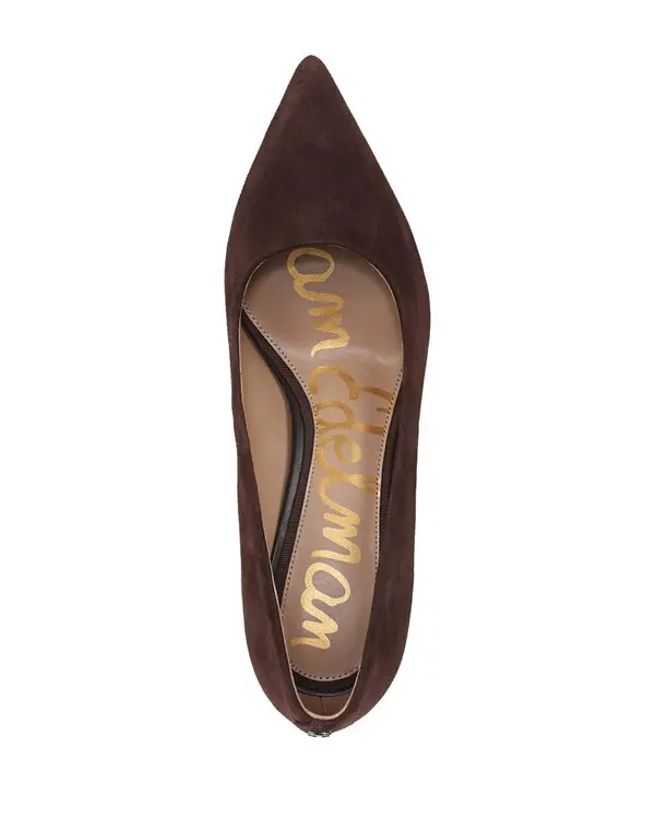 Sam Edelman Vienna Leather Pumps - Brown