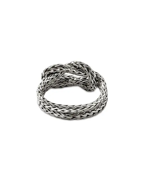 John Hardy Sterling Love Knot Weave Ring