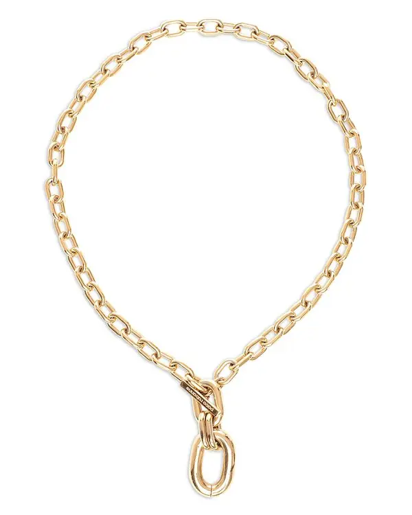 Rabanne Xl Link Pendant Necklace - Gold