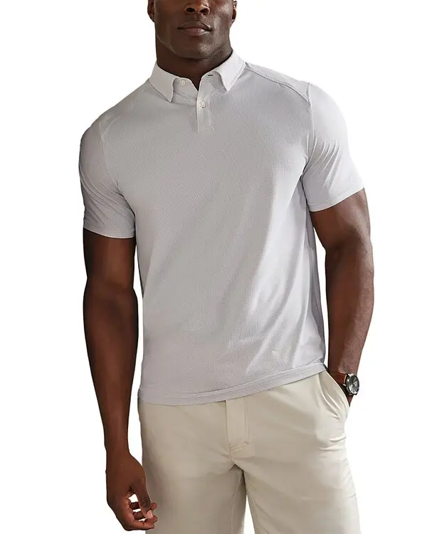 RHONE Slim Fit Textured Commuter Polo Shirt