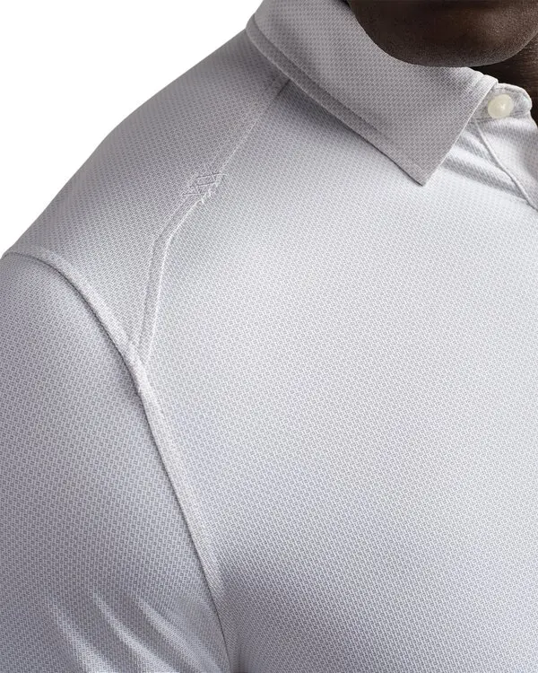 RHONE Slim Fit Textured Commuter Polo Shirt