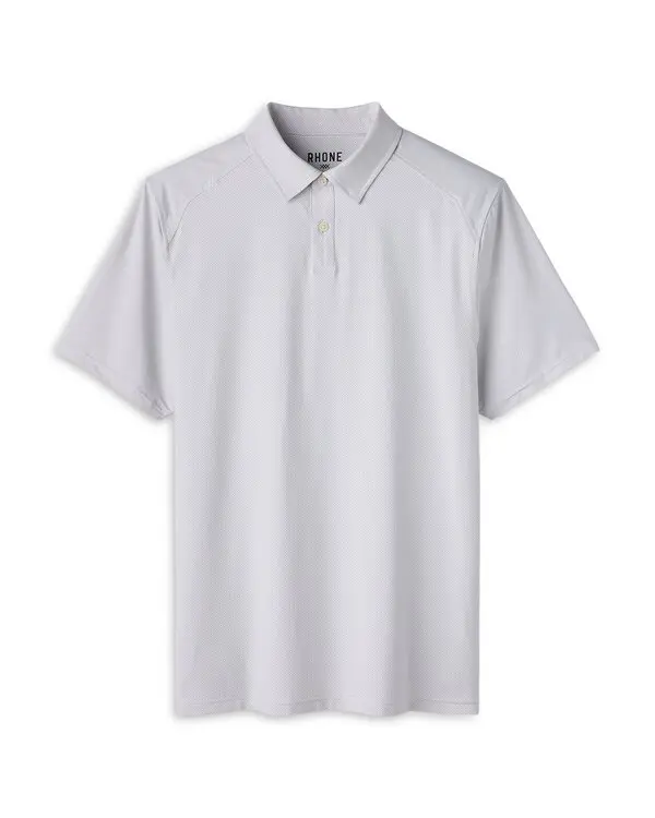RHONE Slim Fit Textured Commuter Polo Shirt