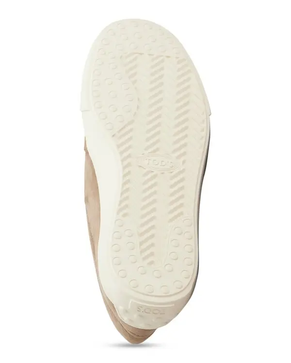TOD'S Pantofola Cassetta Loafers - Open Beige