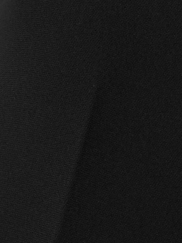 Khaite Walter Crepe Flared Pants - Black