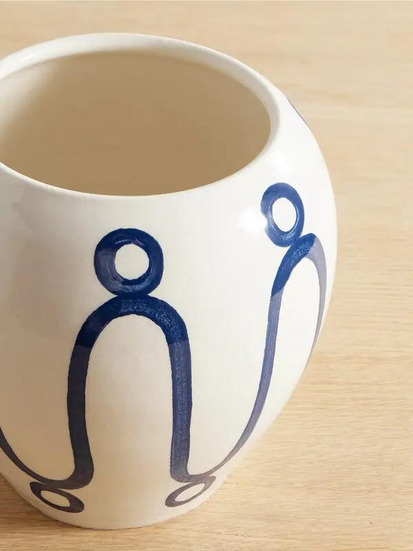 Themis Z Cycladic Printed Ceramic Vase