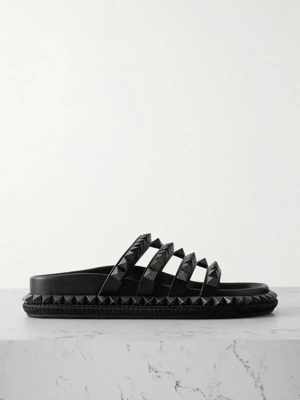 CHRISTIAN LOUBOUTIN Pyra Hallulila Studded Leather Sandals
