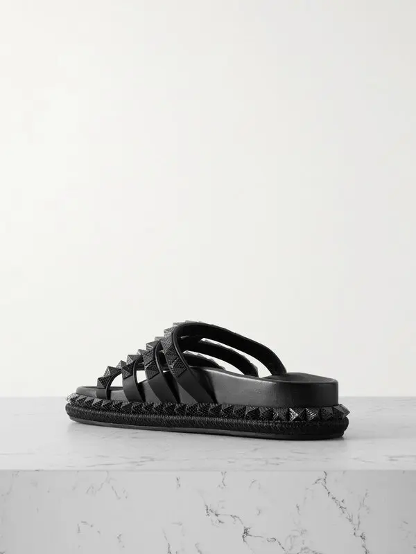 CHRISTIAN LOUBOUTIN Pyra Hallulila Studded Leather Sandals