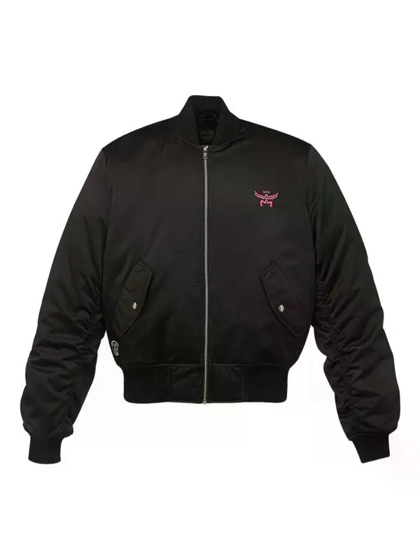 Mcm X Snipes Satin Bomber Jacket