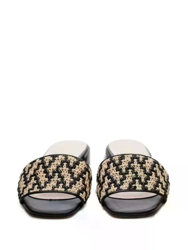 POCHE PARIS Woven Flat Sandals