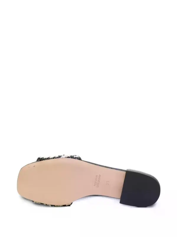 POCHE PARIS Woven Flat Sandals