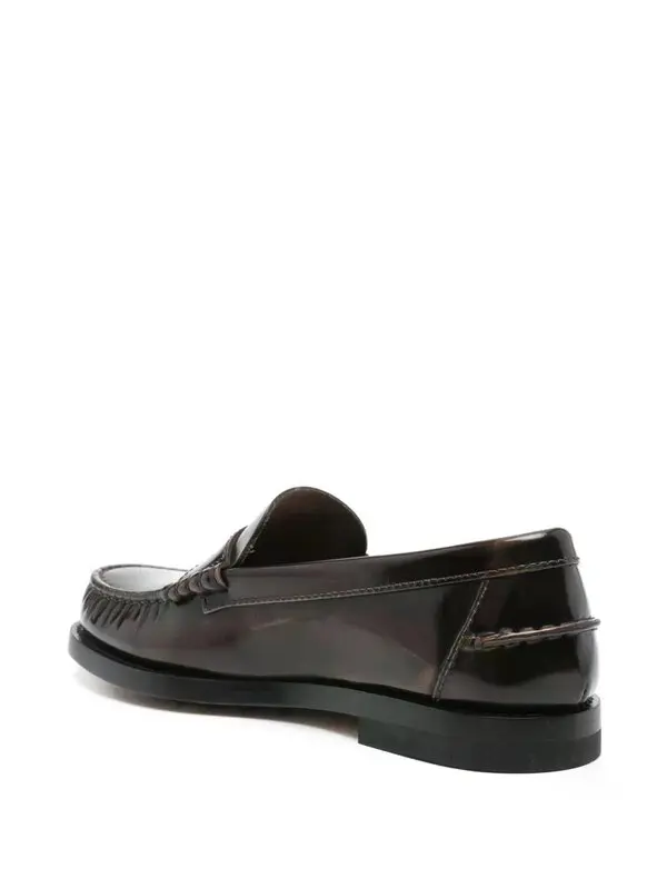 TOD'S Brushed-leather Loafers
