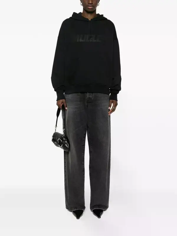 MUGLER Logo-raised Hoodie