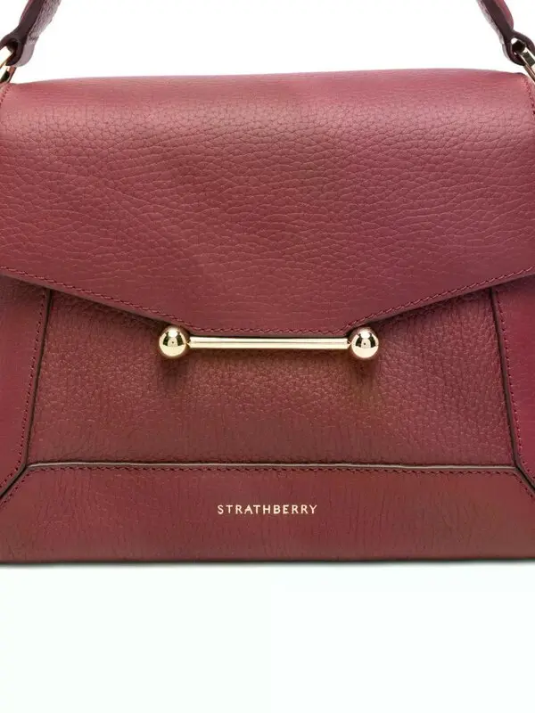 Strathberry Nano Mosaic Top-handle Bag - Red