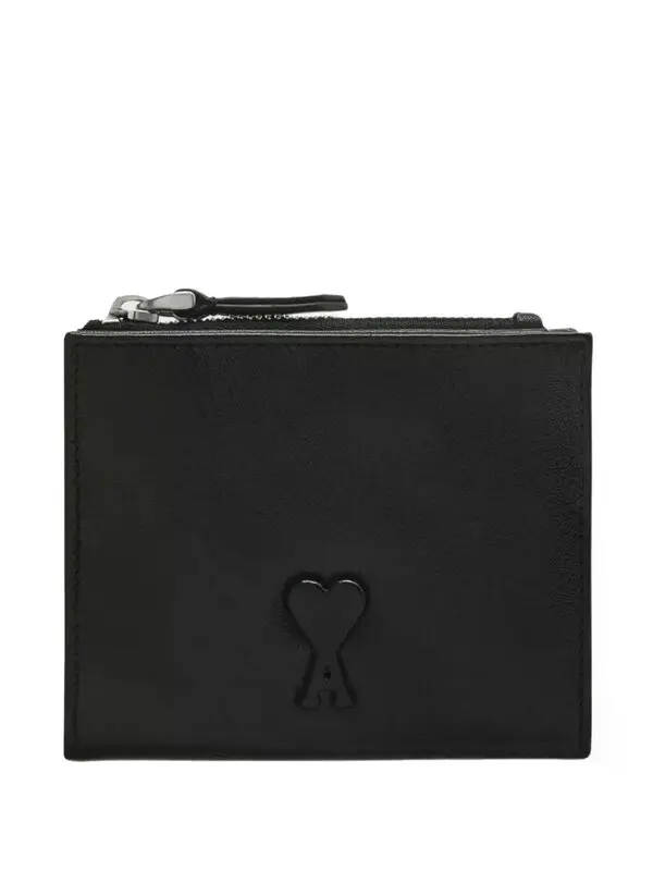 AMI Paris Voulez-vous Folded Wallet - Black