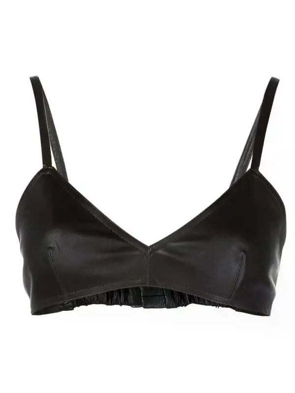 THE MANNEI Sierra Leather Bralette