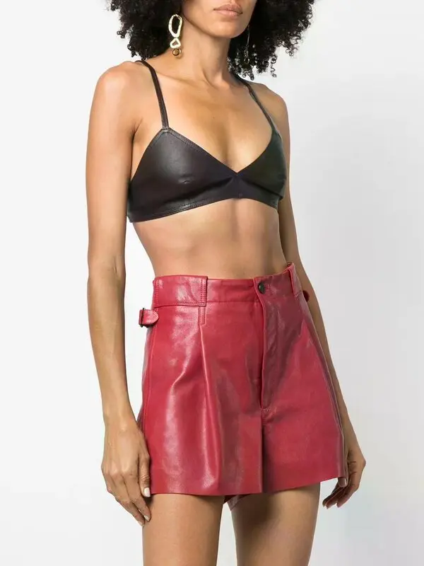 THE MANNEI Sierra Leather Bralette