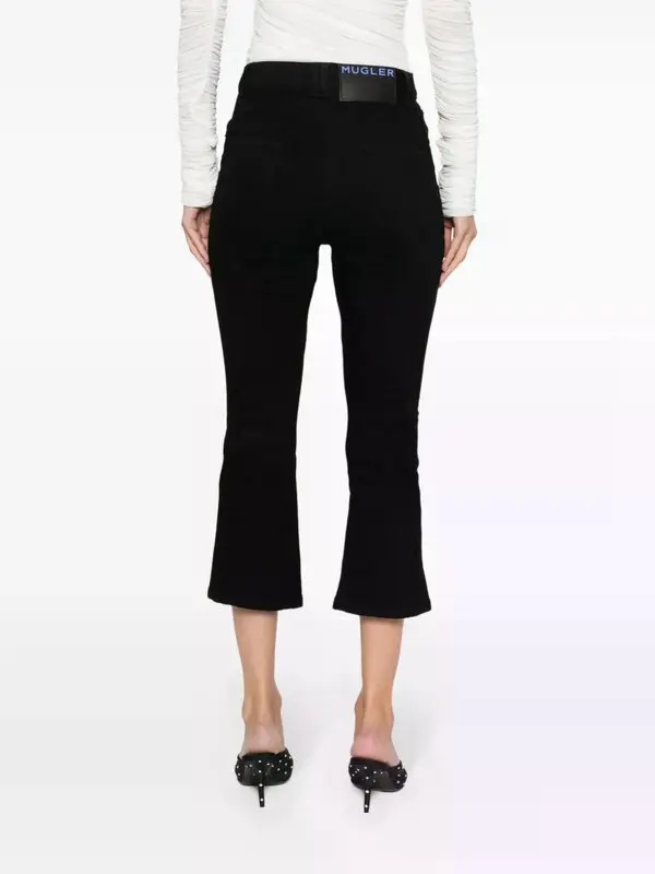 MUGLER Seam-detailed Tapered Jeans