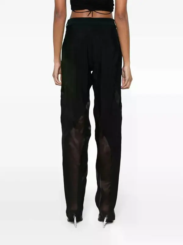MUGLER Silk-panelled Trousers