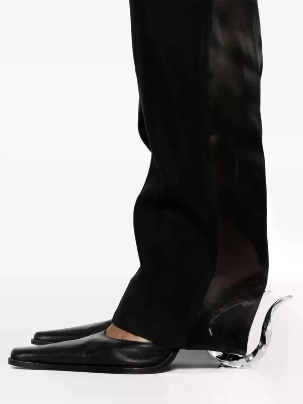 MUGLER Silk-panelled Trousers
