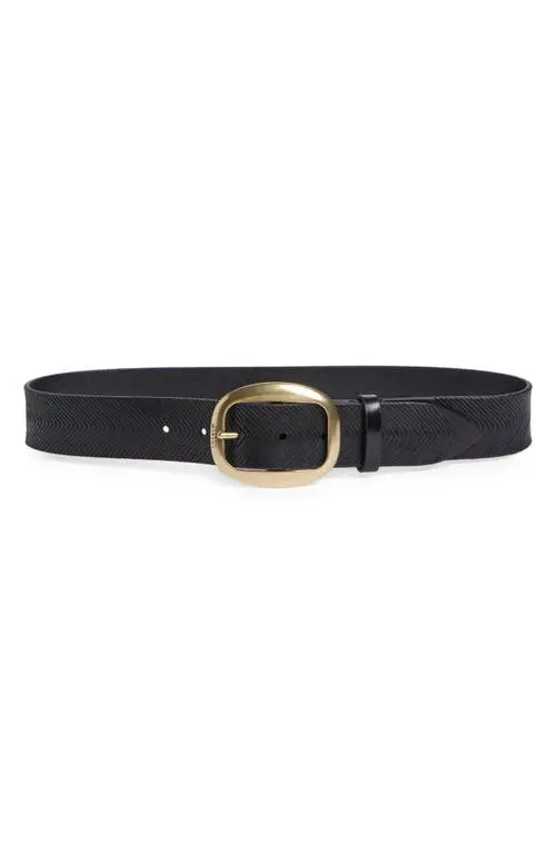 Isabel Marant Dara Leather Belt - Black