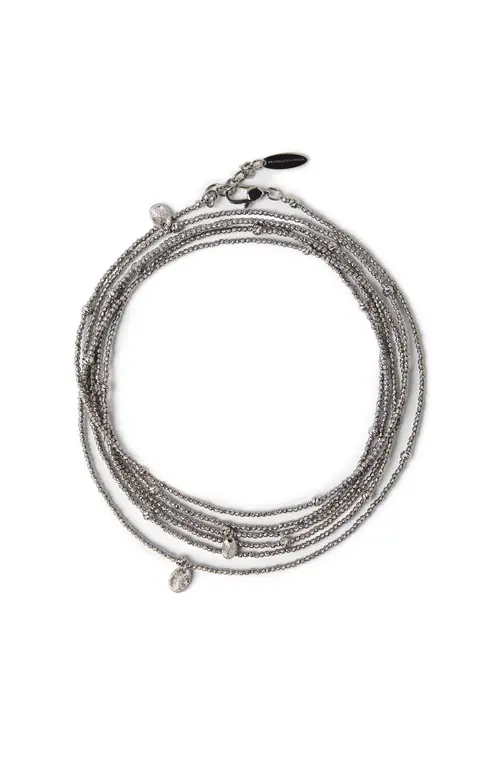 Brunello Cucinelli Wrap Bracelet - Silver