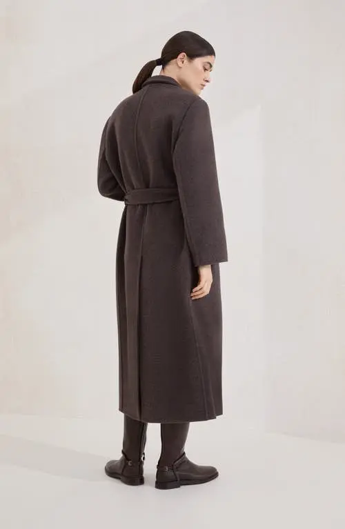 Brunello Cucinelli Handcrafted Virgin Wool And Cashmere Coat