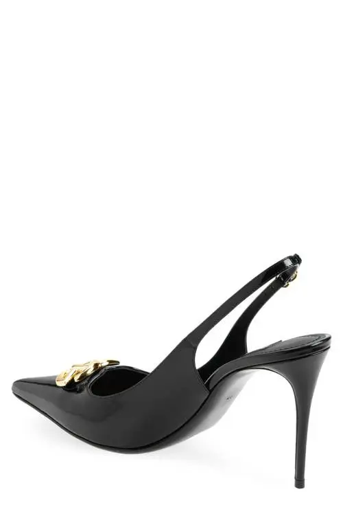 Dolce & Gabbana Pointed Toe Slingback Pumps