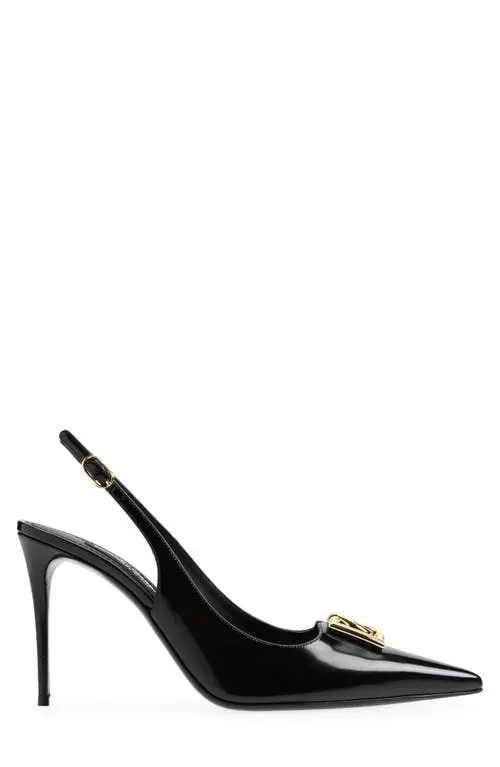 Dolce & Gabbana Pointed Toe Slingback Pumps