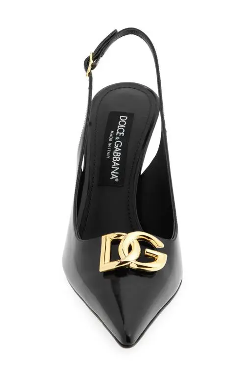 Dolce & Gabbana Pointed Toe Slingback Pumps