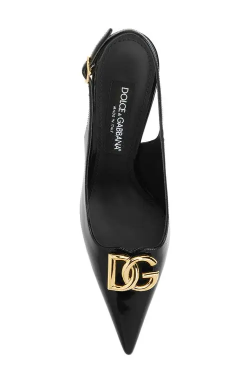 Dolce & Gabbana Pointed Toe Slingback Pumps
