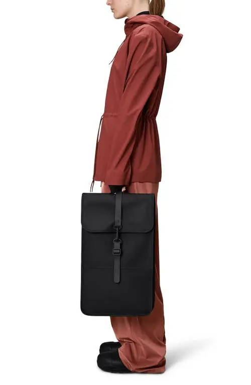 Rains Waterproof Backpack - Black